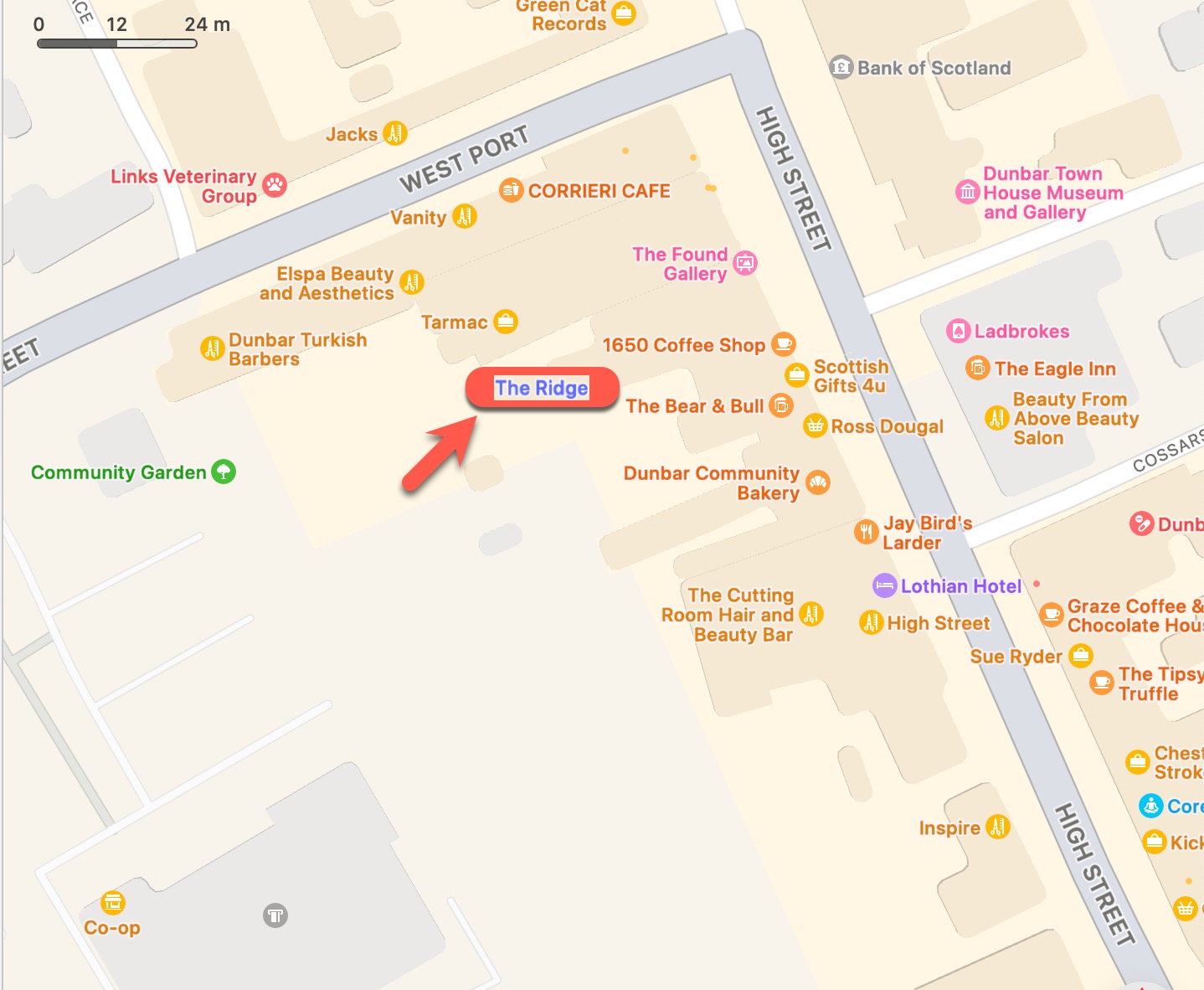 How to find us – The Ridge SCIO